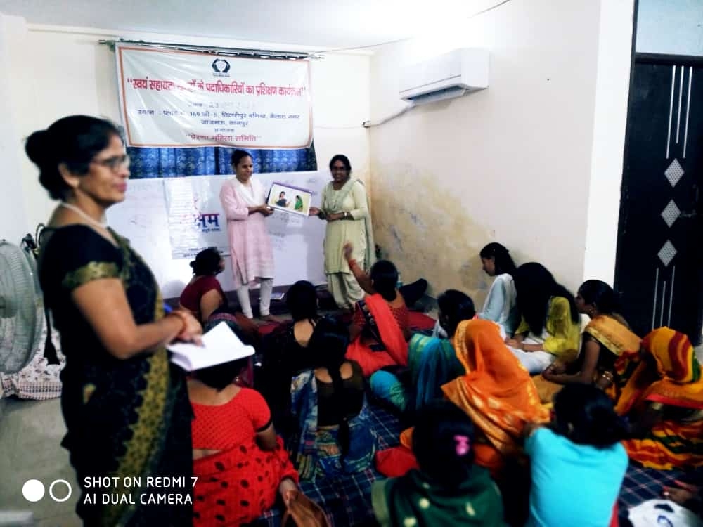 The president and secretaries of 10 self-help groups were made aware in ...
