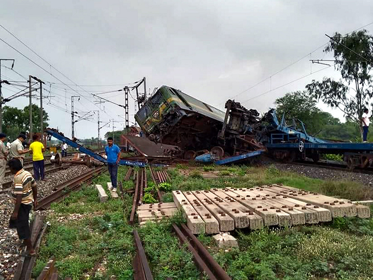 West Bengal Train Accident Video Update | West Bengal Bankura News | बंगाल में दो मालगाड़ी ...