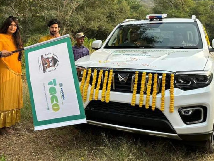CCF's official Scorpio car reaches back to Ranthambore | ट्रांसफर होने ...