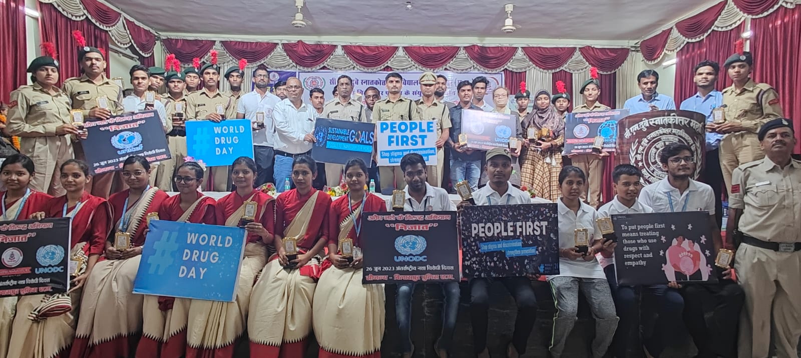 Human chain, rally, painting and street-play made against drugs told ...