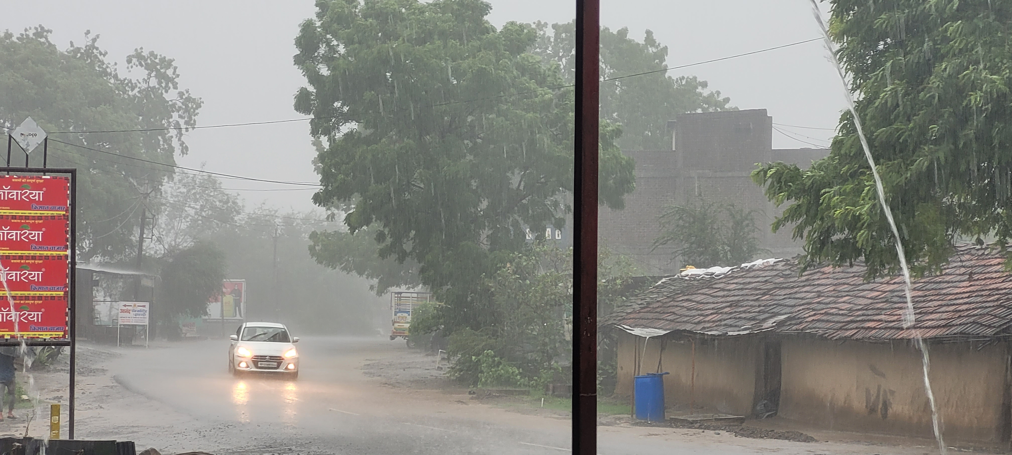 For the first time in the season, so much rain, rivers and streams came ...