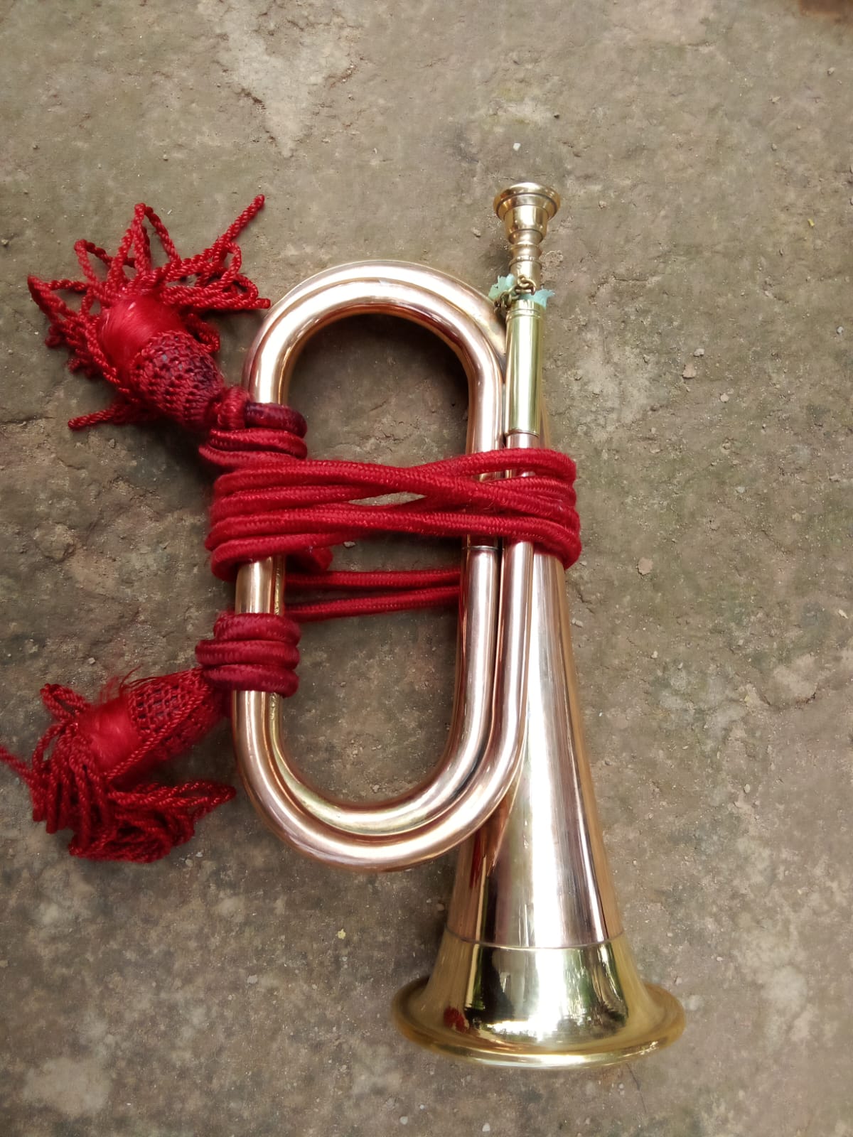 Once upon a time bugles used to be played with the horns of animals ...