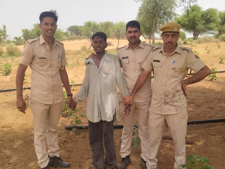 Accused arrested in POCSO Act who ran away from police custody in Churu ...