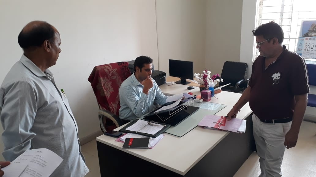 The collector inspected the cooperative, tehsil office and observed the ...