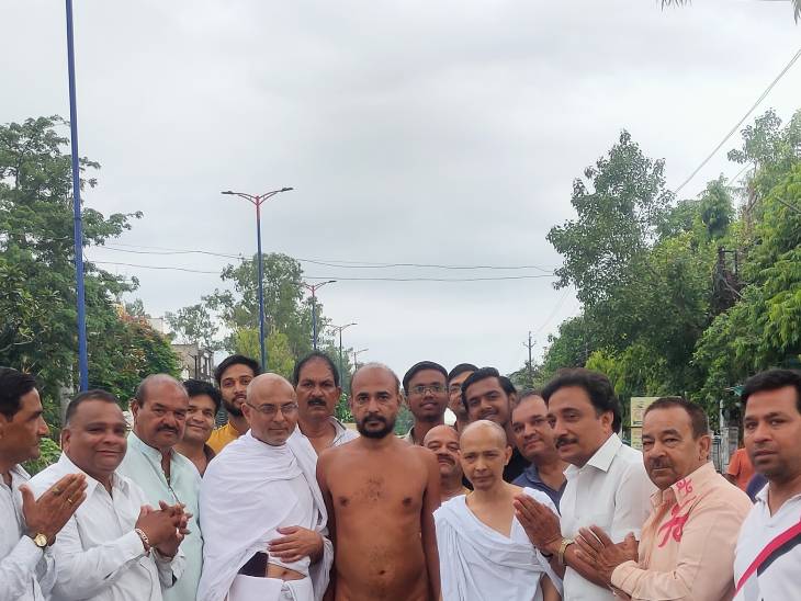 Mangal Pravesh took place in Smriti Nagar for Chaturmas, arrived in the ...