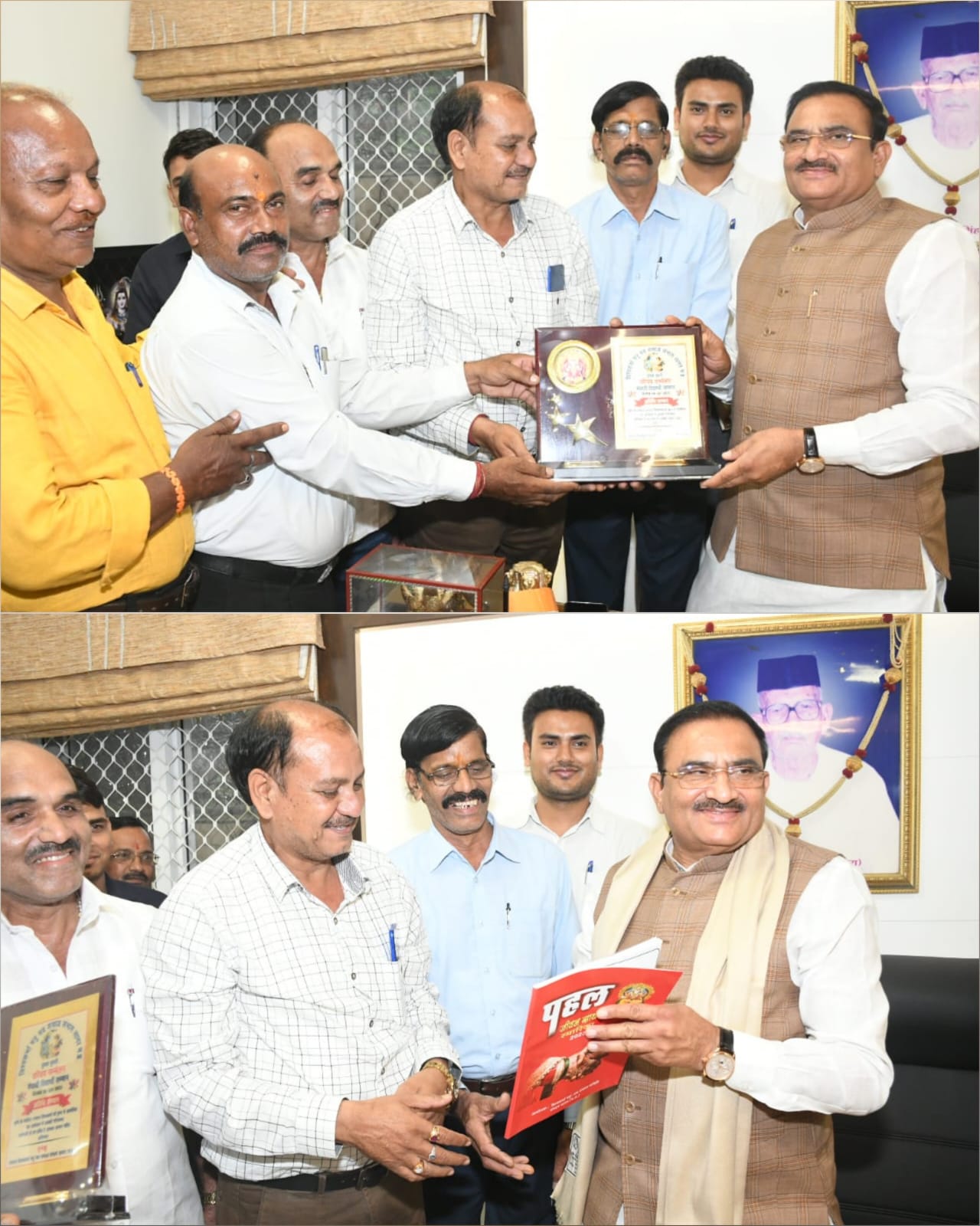 Vishwakarma Samaj Sammelan Samiti honored Minister Singh | विश्वकर्मा ...