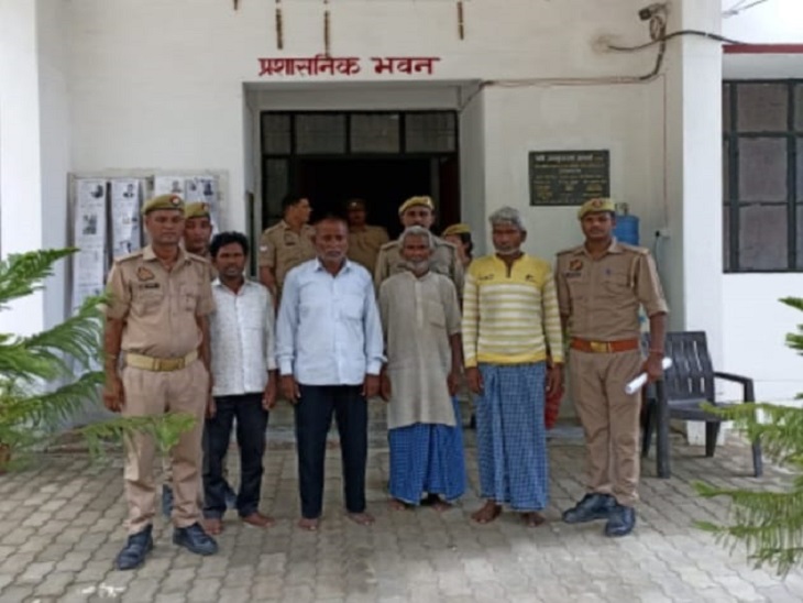 Azamgarh Fighting in land dispute in , four arrested | पीड़ित की जमीन ...
