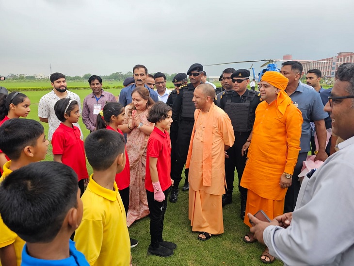 Uttar Pradesh CM Yogi Adityanath Visit Rohtak Haryana, Harad Puja in ...