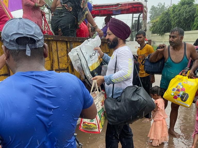 Patiala (Punjab) Rainfall Situation Photos Update; Badi River Water ...