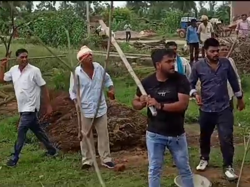 Lathi sticks, video of fight surfaced, FIR against two people from one ...