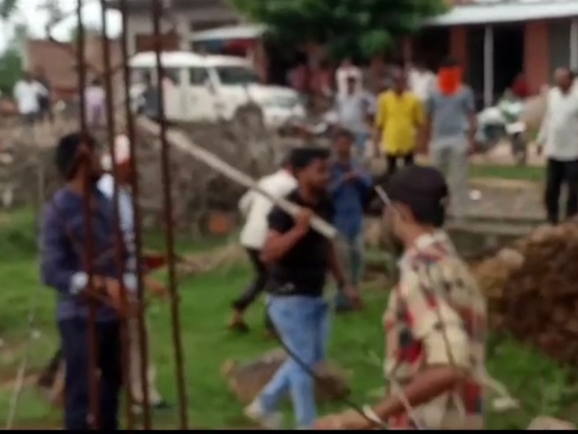 Lathi sticks, video of fight surfaced, FIR against two people from one ...