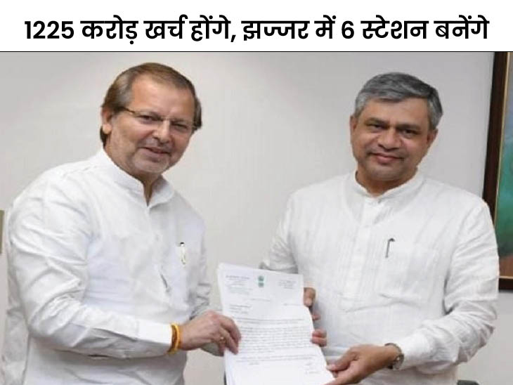 Farukhnagar to Loharu South Haryana Economic Rail Corridor survey ...