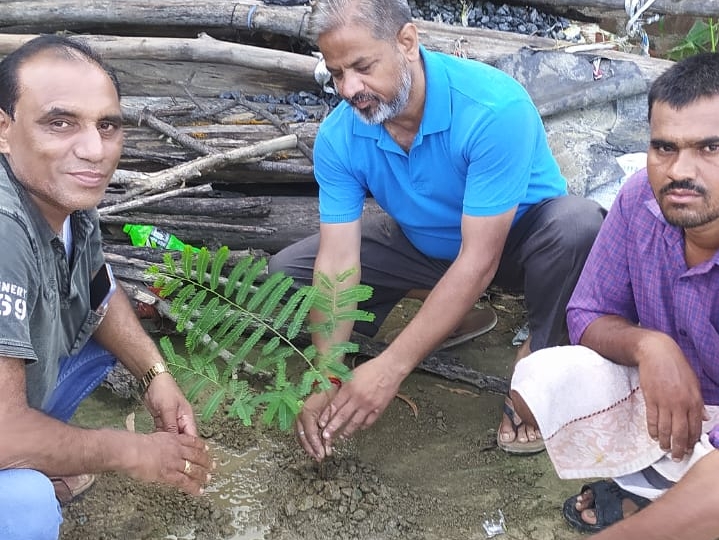 Plantation of fruit-flowering and shady plants, villagers took oath to ...