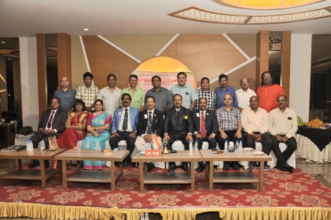 Engineer Naik became the president of Lions Club Ujjayini, the ...