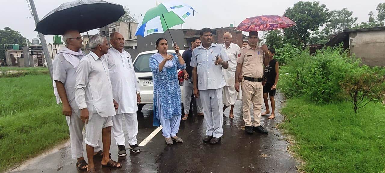 Sadhaura MLA gave instructions to the officials to repair the damaged ...