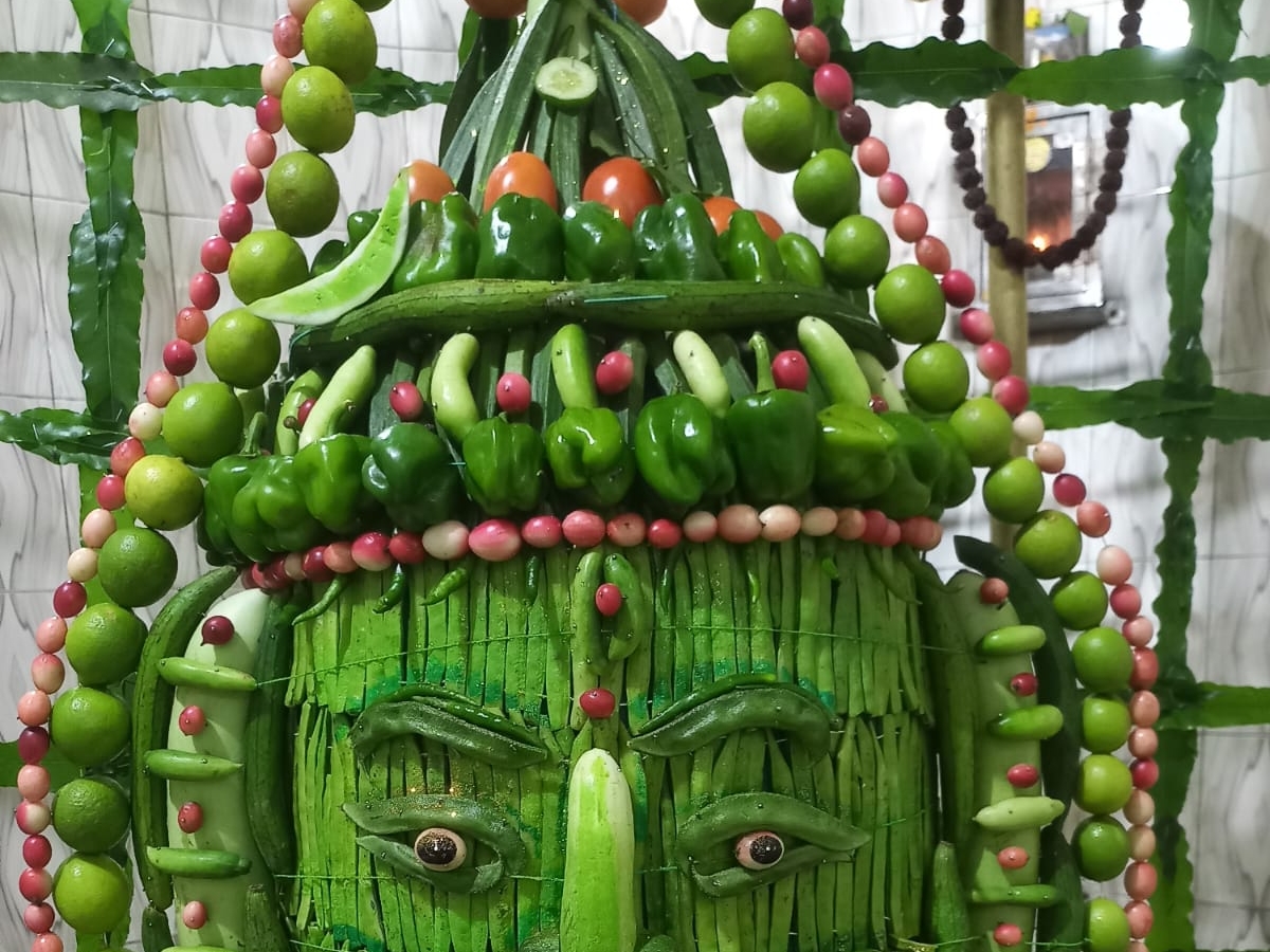 Artist Jaikishan Chandak decorated Panch Pipaleshwar Mahadev with ...