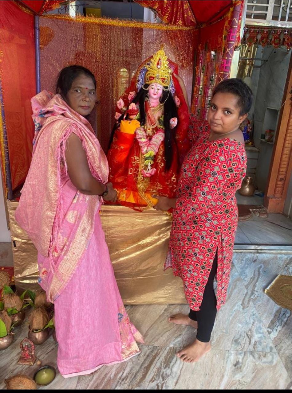 The statue of Dashamata will be enshrined in homes and pandals amid ...