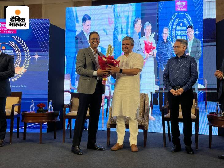 Dainik Bhaskar honored those who brought laurels to Indore in Delhi ...