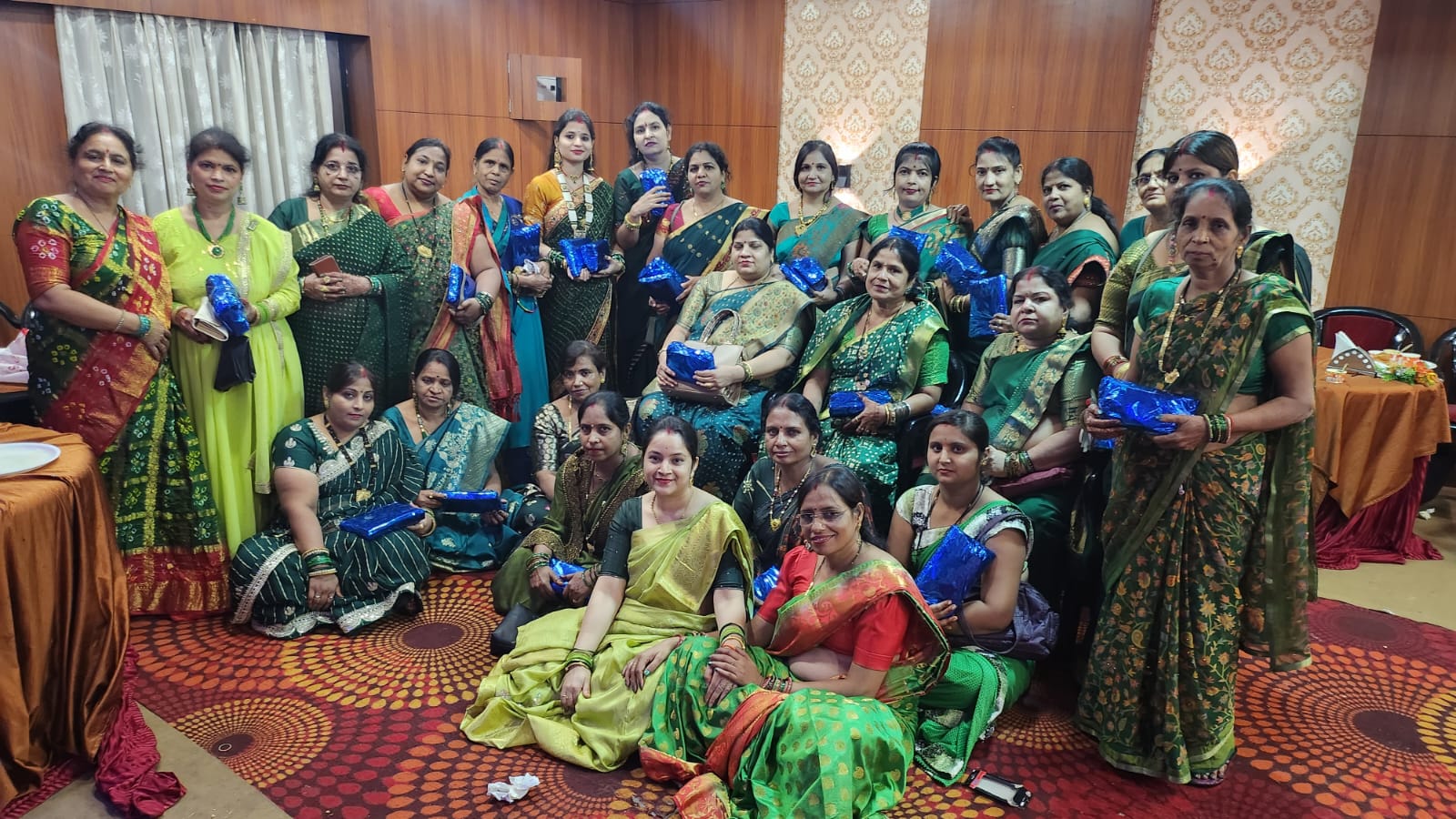 Swarnakar Samaj celebrated the festival, Vandana and Neeta became Sawan ...