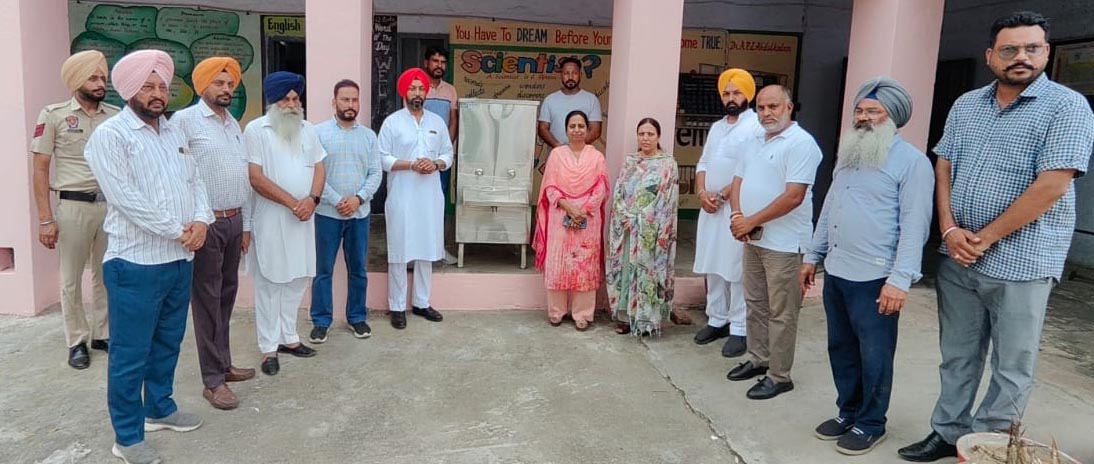 Water cooler and RO given to Bassi Pathana government school | बस्सी ...