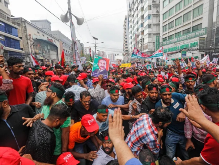 Bangladesh Dhaka Protest Photos Update | PM Sheikh Hasina Resignation ...