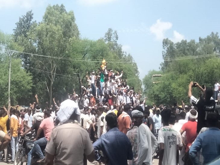 Kaithal Samrat Mihir Bhoj statue unveiled, Protest Rajput Samaj ...