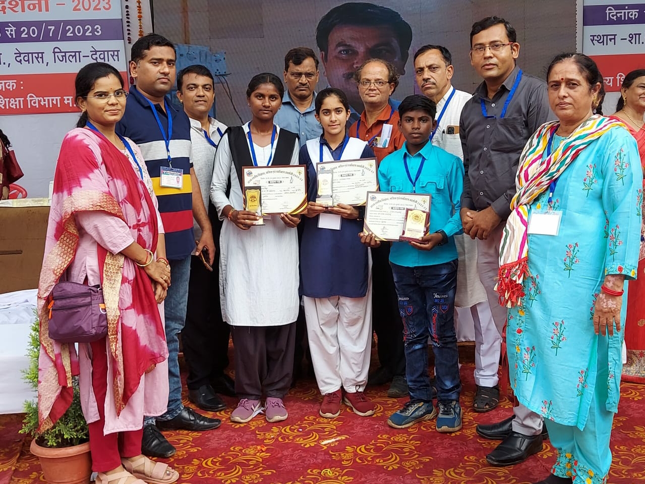 Three science projects from the district were selected for the national ...