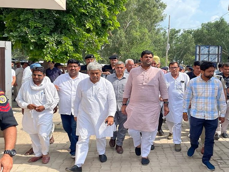 Haryana Water Flood Ghaggar First former CM Bhupender Hooda Deputy CM ...