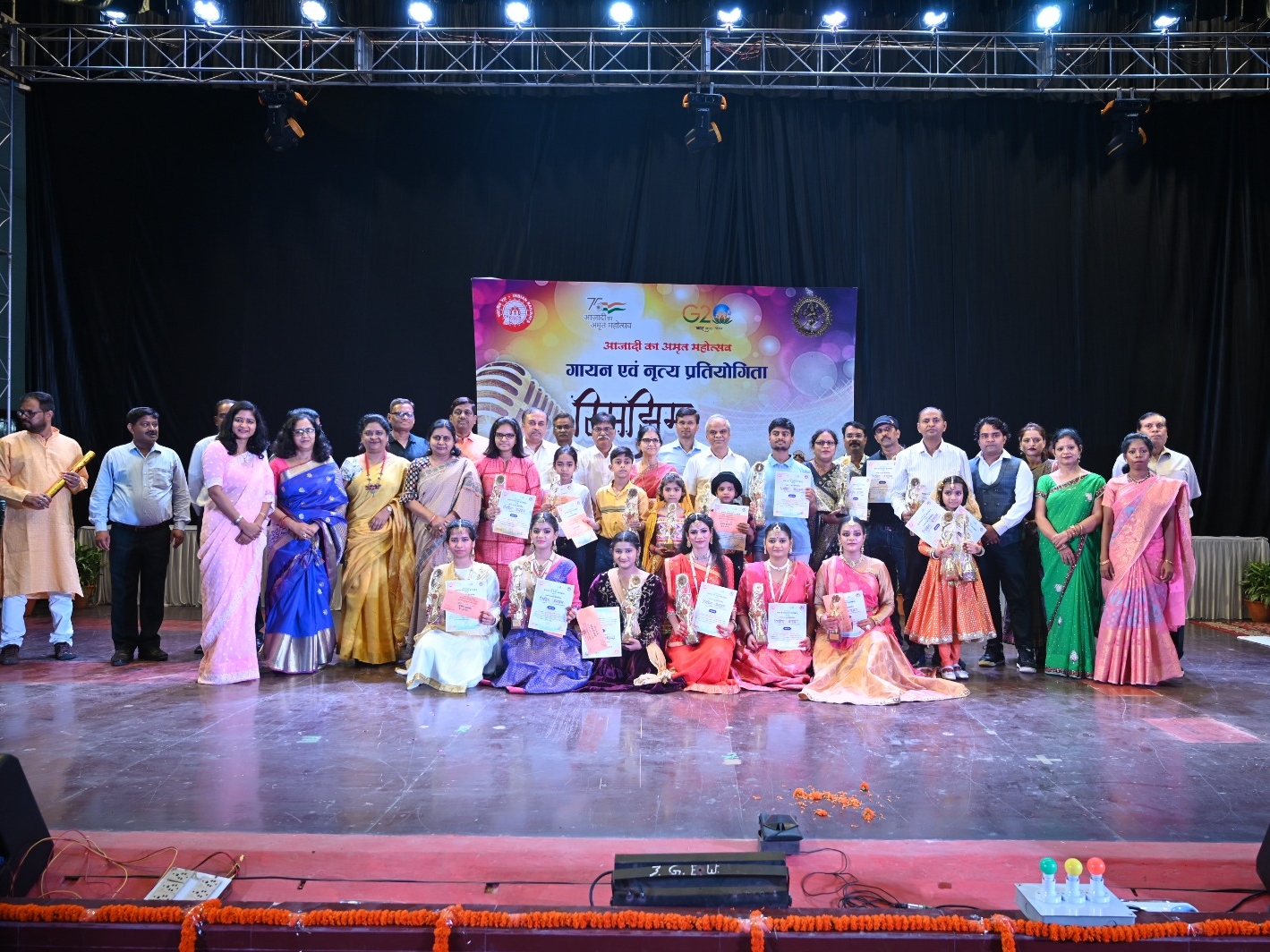 Singing and dancing competition organized for different age groups ...