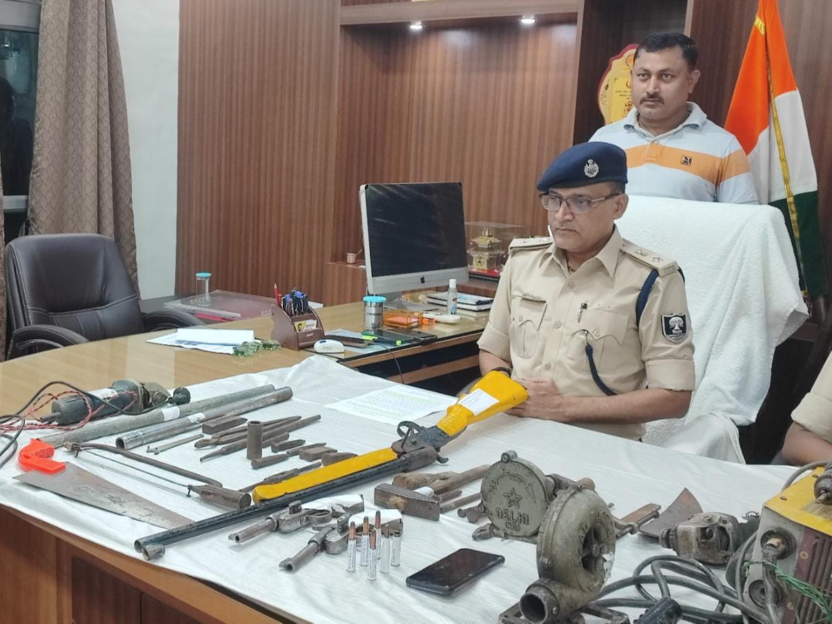 Weapon-making machine-tools were found in large quantities, indigenous ...