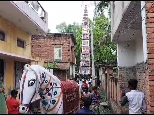 The period of mourning continued, 35 feet high tazia remained, crowds ...