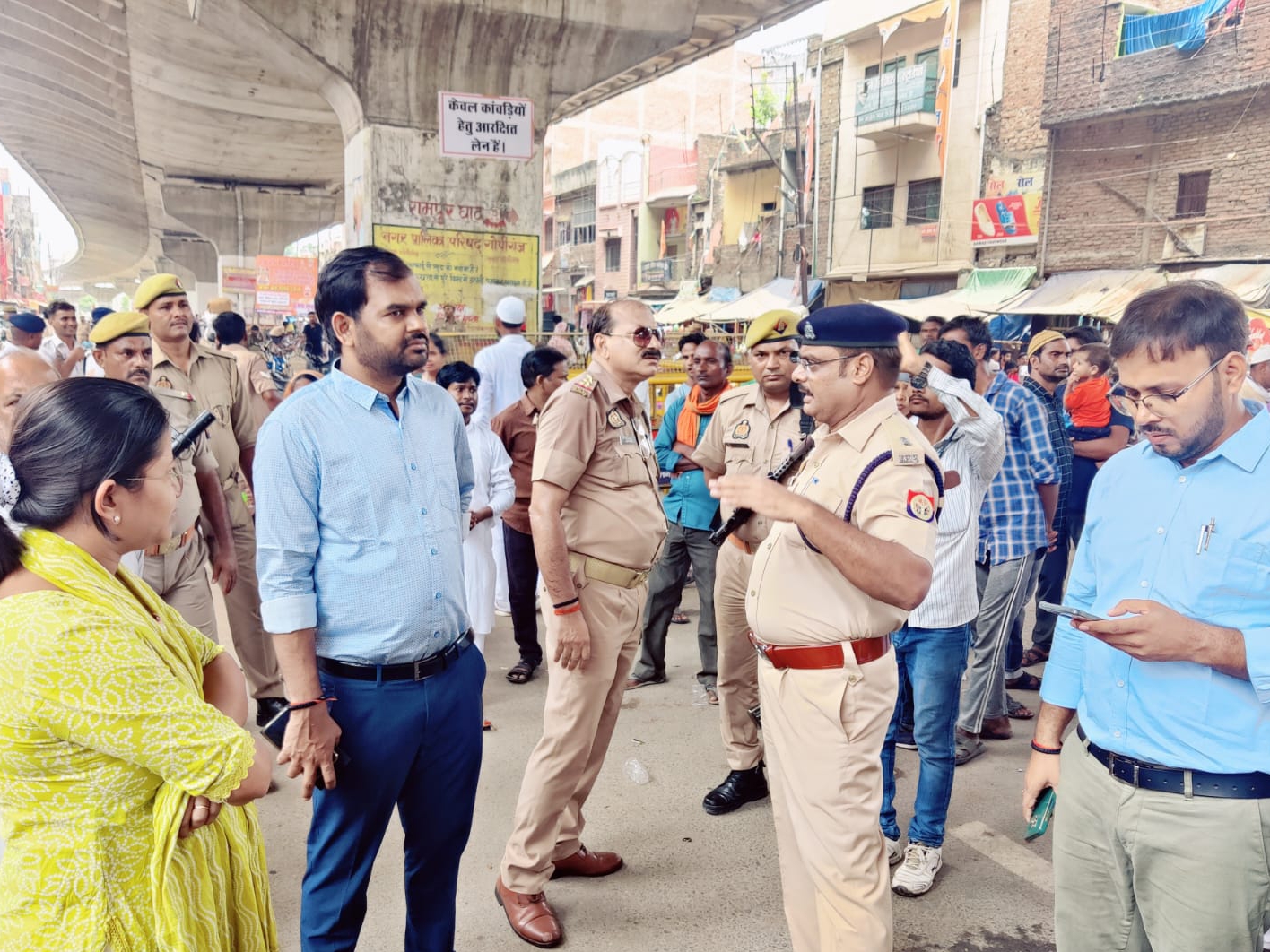 Tajia procession taken out in different areas of the district, ASP and ...