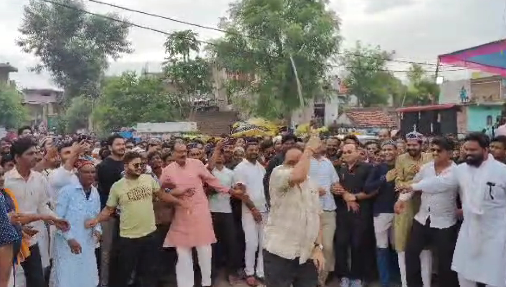 People participated in the procession of Tajis in Sagar, people were ...