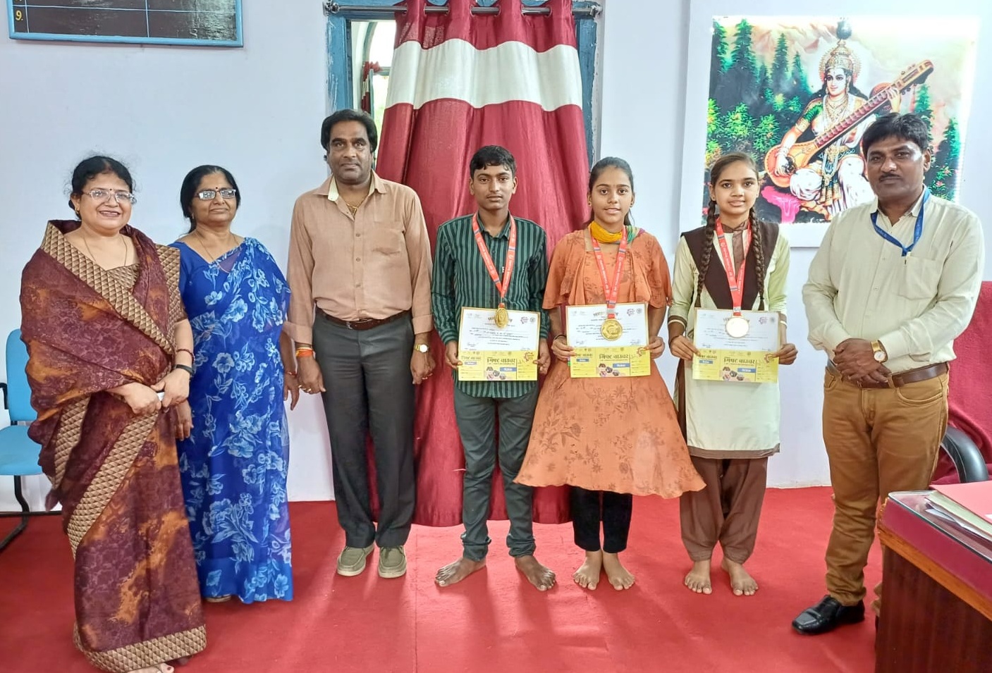 CM Rise School team won gold medal | सीएम राइज स्कूल के दल ने जीते ...