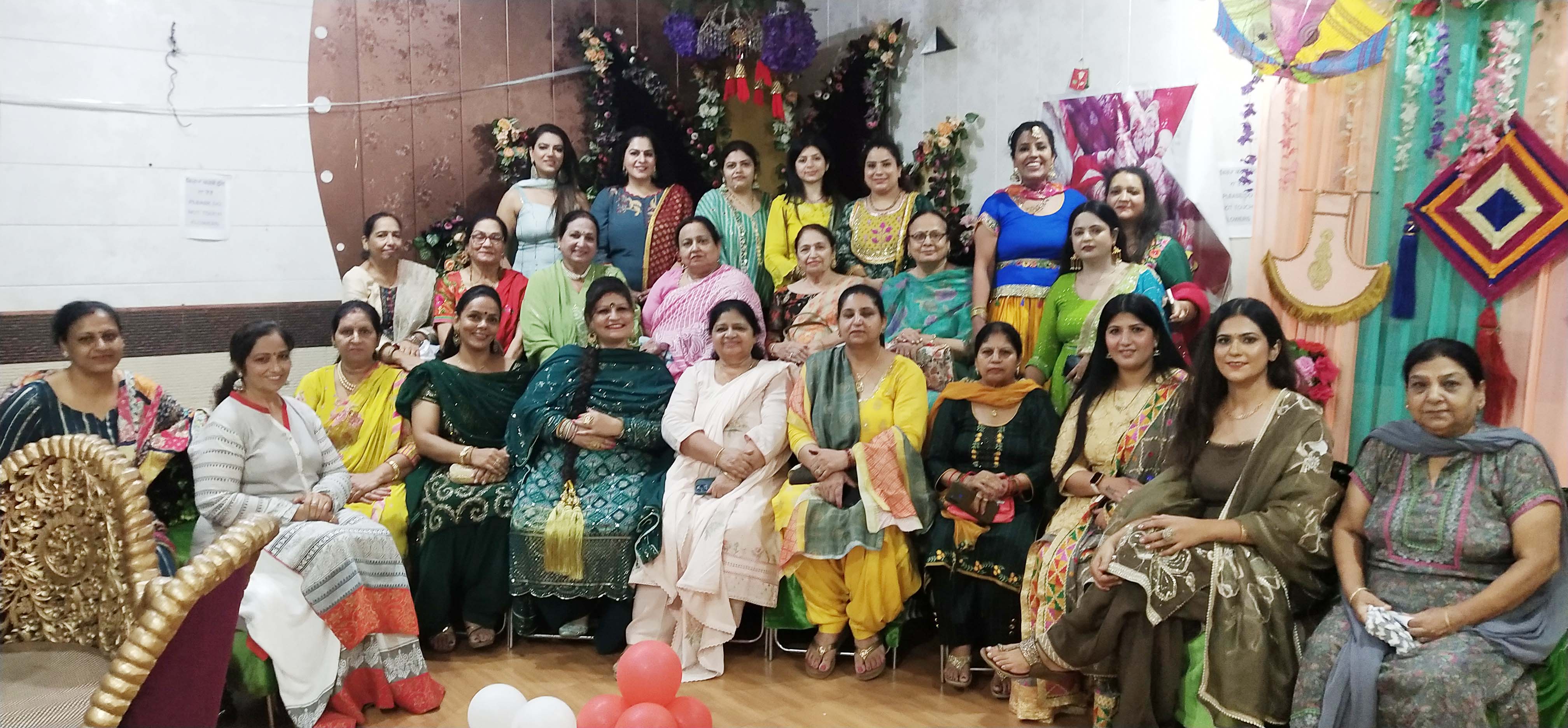Women's Club Tanda celebrated the traditional Teej of Sawan