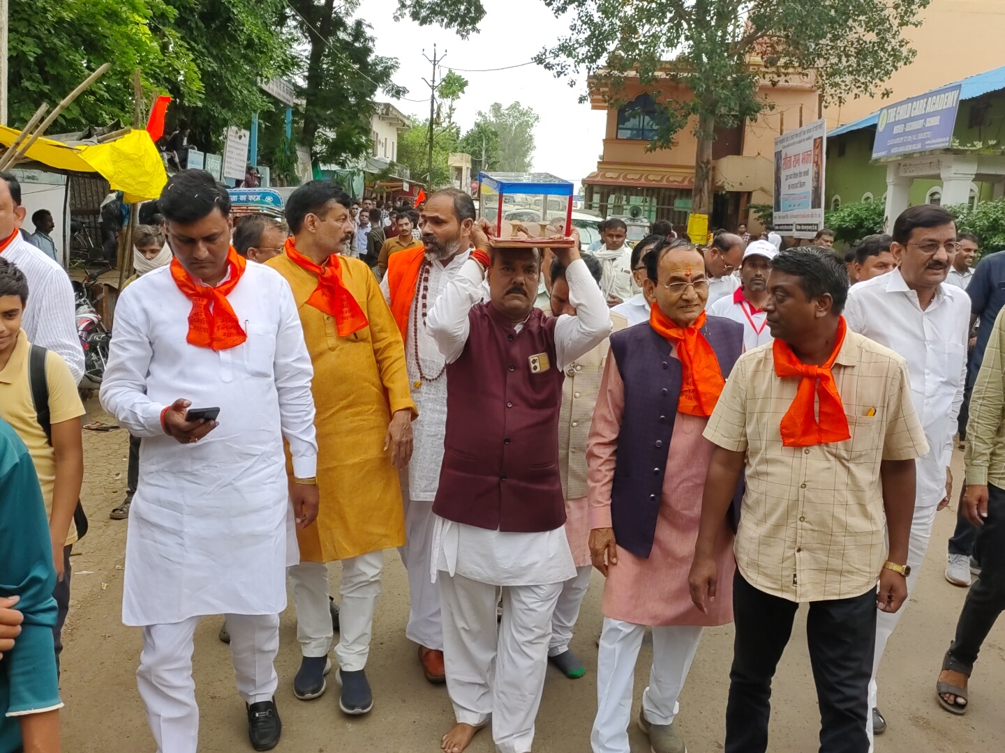 Saint Ravidas Rath Yatra reached Seoni Malwa | सिवनी मालवा पहुंची संत ...