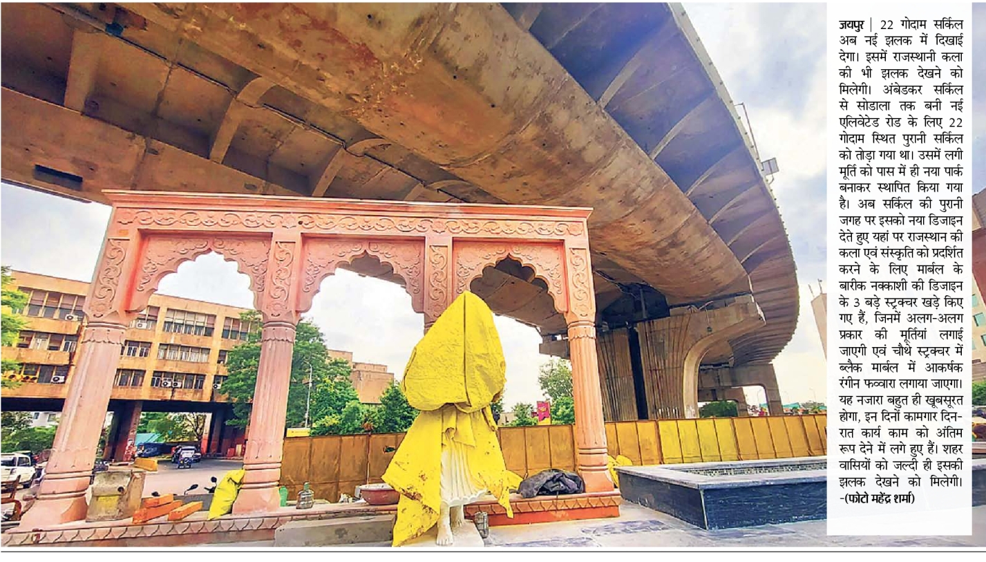 Now 22 godown circle will be seen in new glimpse, glimpse of Rajasthani ...