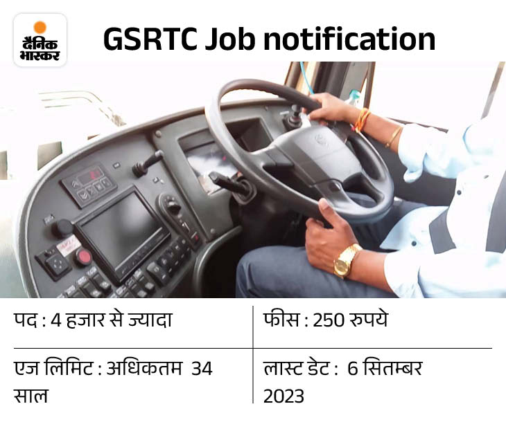 Vacancy for more than 4,000 posts of driver in Gujarat Roadways ...