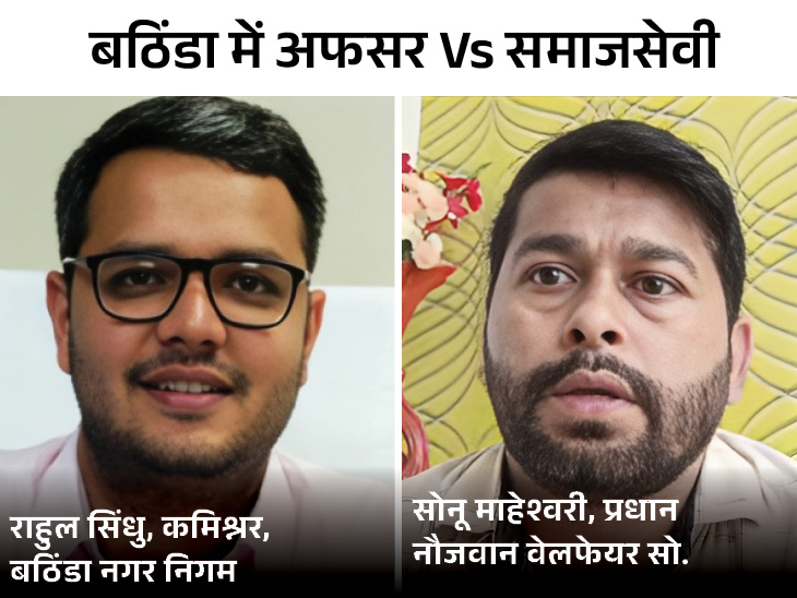 Bathinda Paid Parking Controversy; Nigam Commissioner Rahul Sindhu | बठिंडा में पीली लाइन मिटाने ...