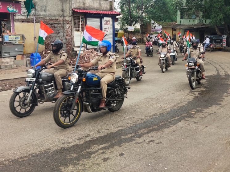 Sendhwa city police station took out a bike rally, SDOP said - all ...