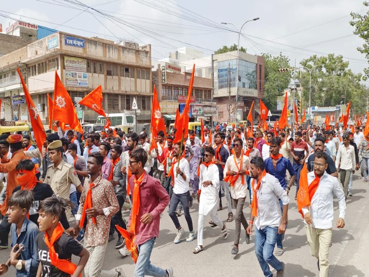 Chetna Shaurya rally on the birth anniversary of Veer Durgadas Rathod ...