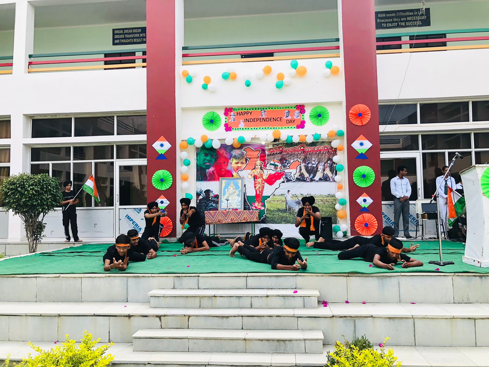 The Olive School and Bal Bharti School together celebrated Independence ...