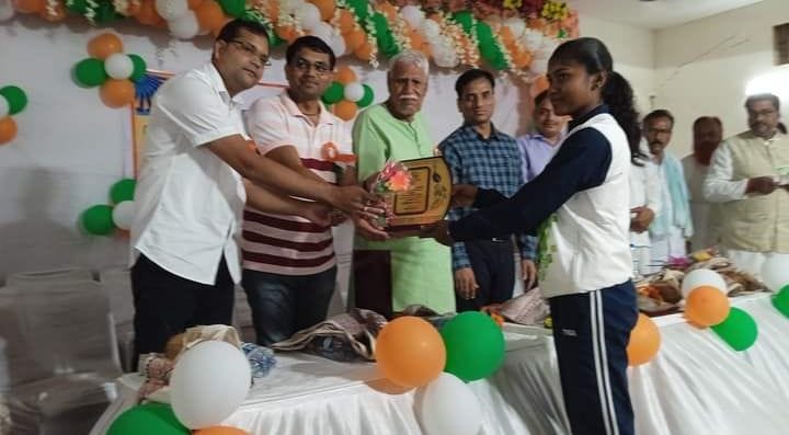 The family members of the martyrs were honored with shawl and shreefal ...