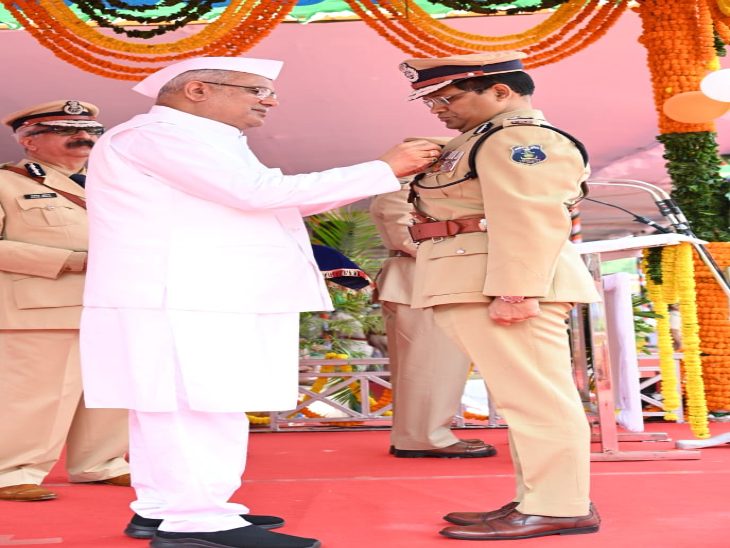 Indian Police Medal to IG Ajay Kumar Yadav, Excellent work done in ...