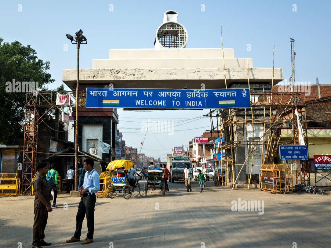 Indo Nepal border road clear the way | इंडो नेपाल बॉर्डर सड़क बनने का ...