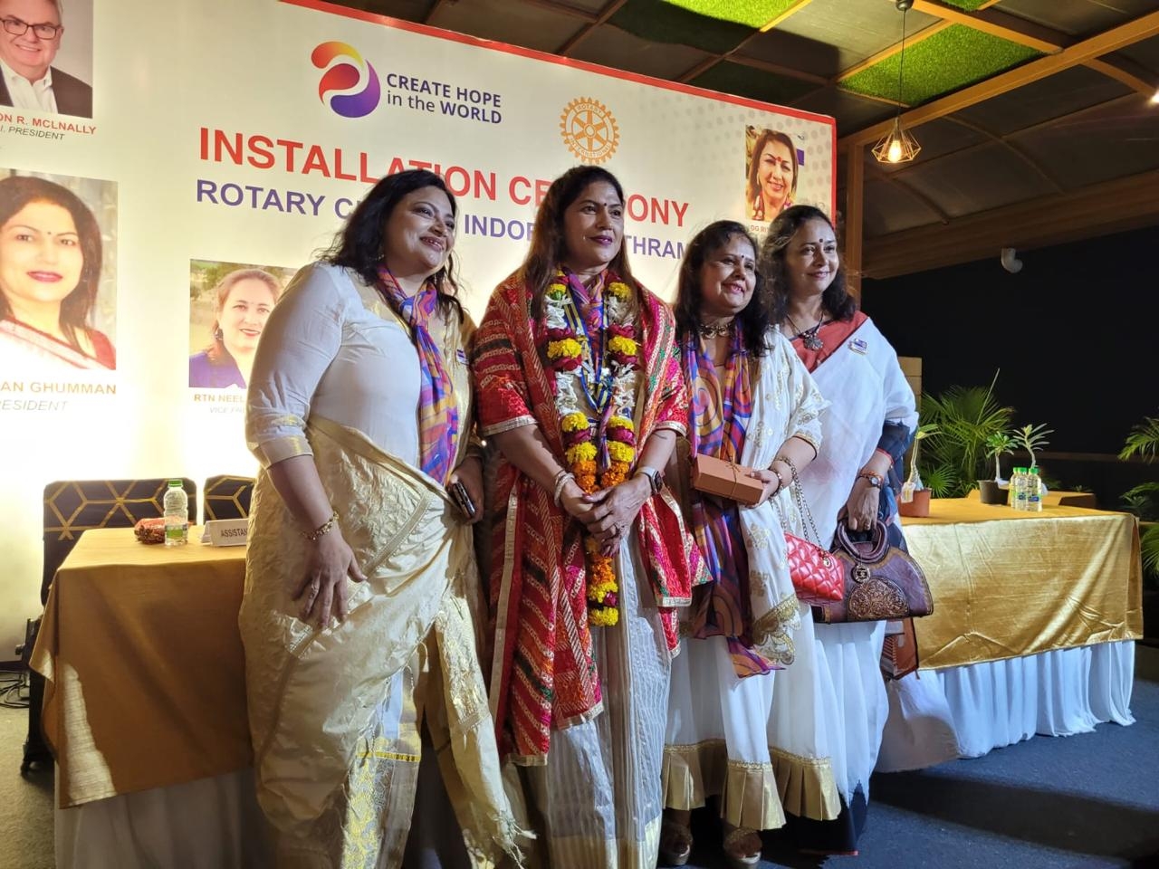 Installation ceremony of Rotary Club of Indore Choithram | रोटरी क्लब ...