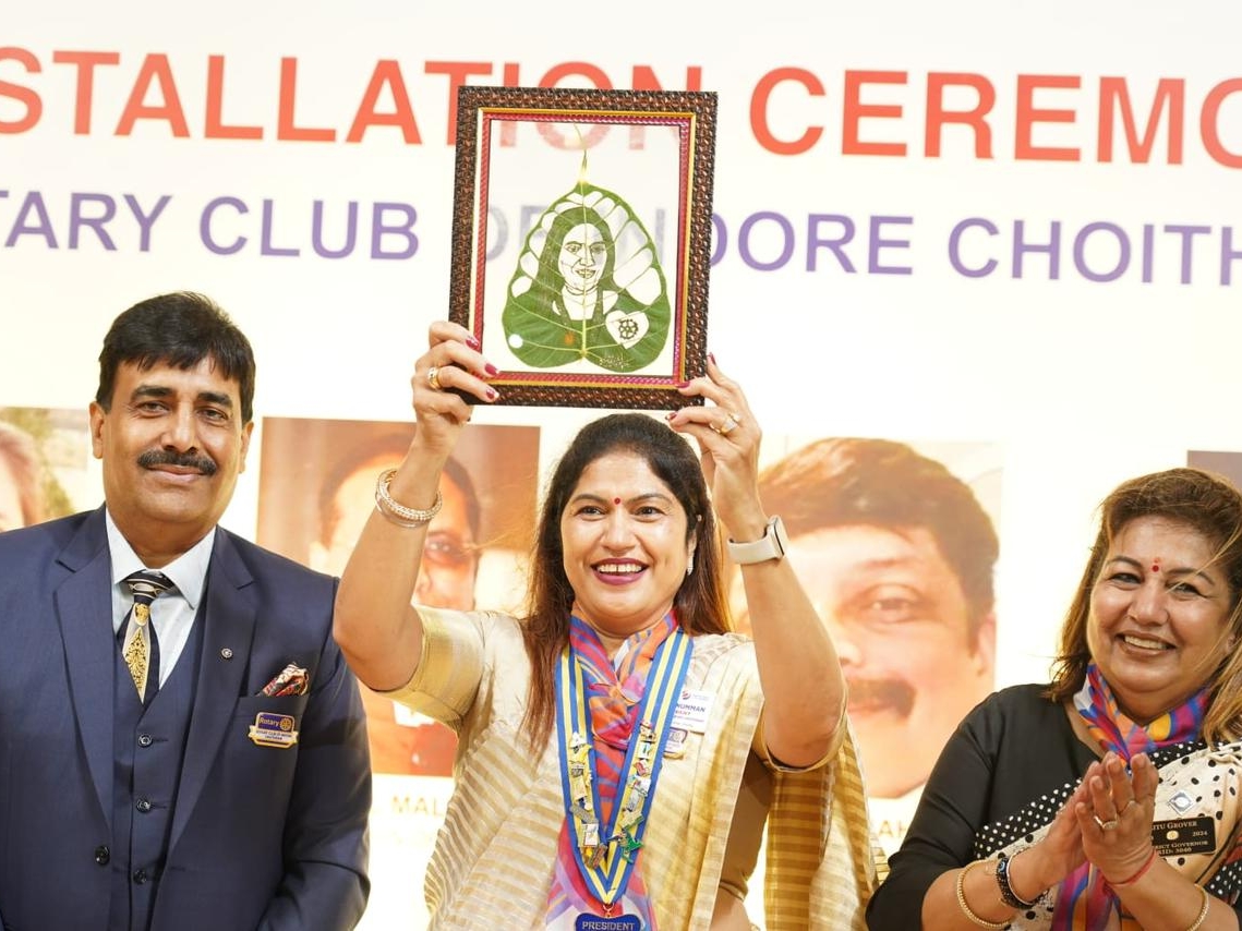 Installation ceremony of Rotary Club of Indore Choithram | रोटरी क्लब ...