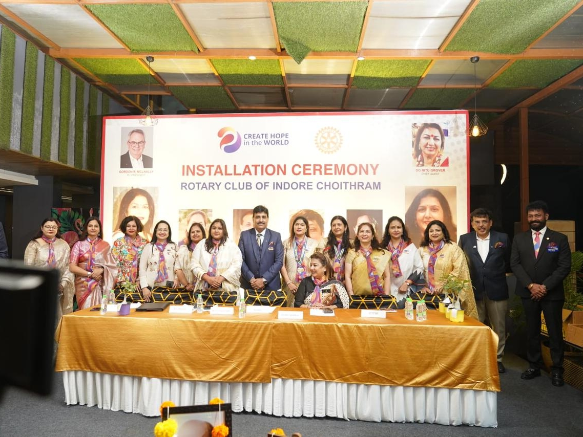 Installation ceremony of Rotary Club of Indore Choithram | रोटरी क्लब ...
