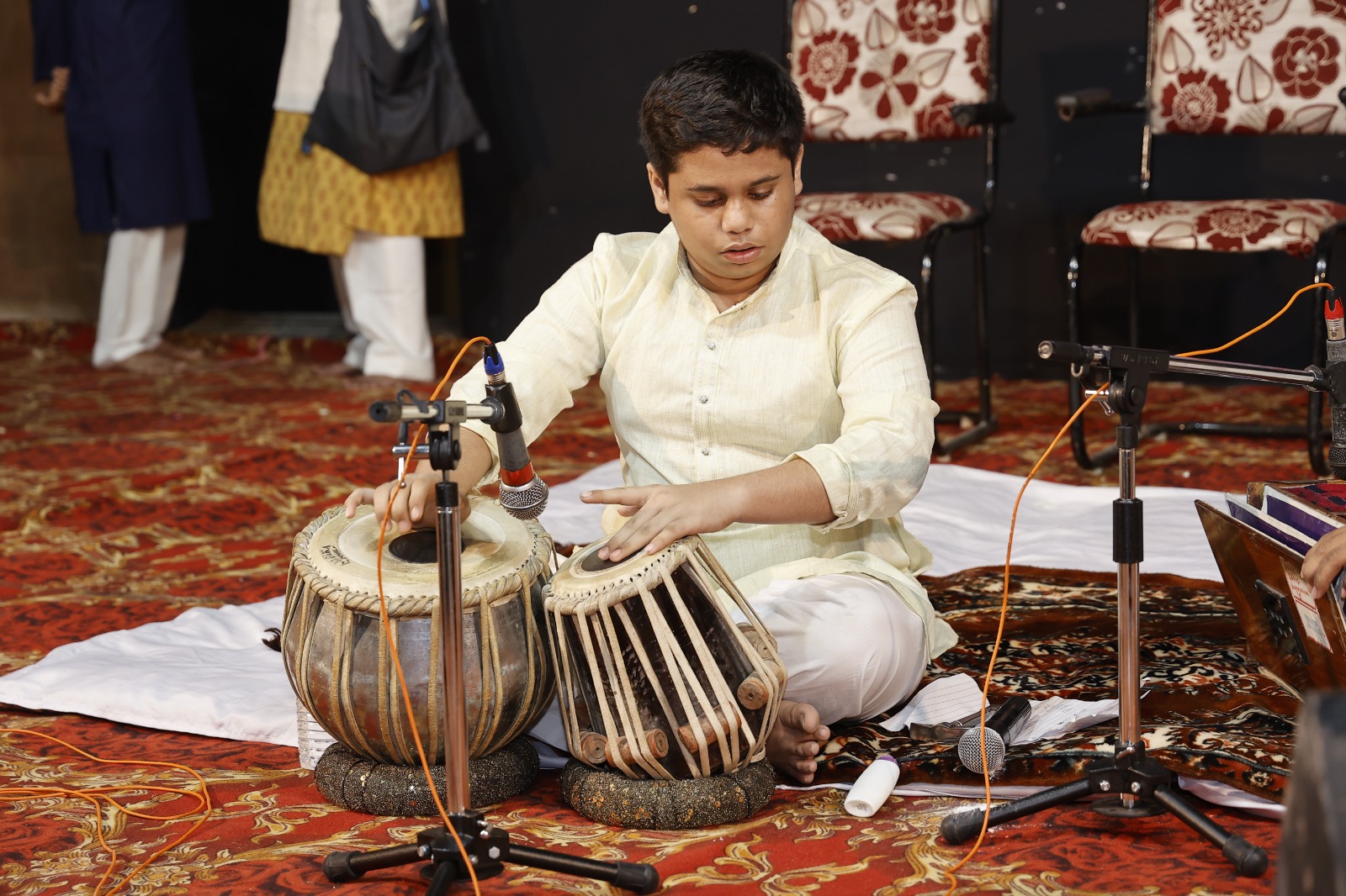 Famous musicians from across the country performed in Indore