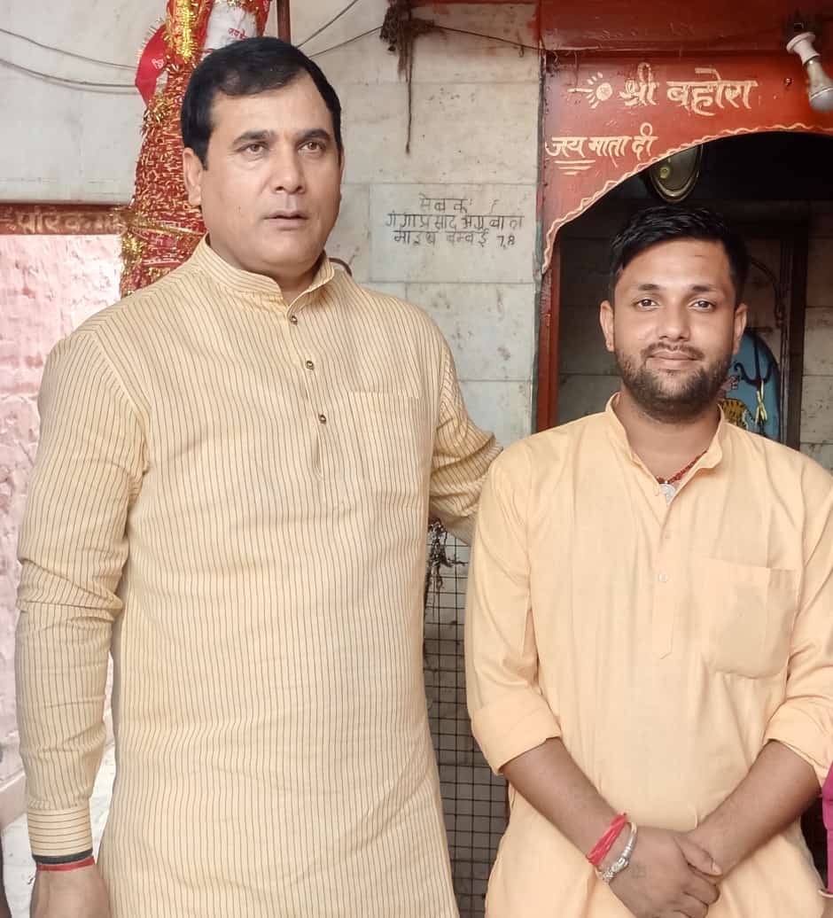 Loni MLA visited Kaila Maa, took blessings from Bahora Bhagat | लोनी ...